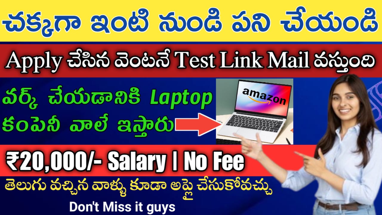 Amazon Latest Job Notification 2023 | Work From Home job in Amazon ...