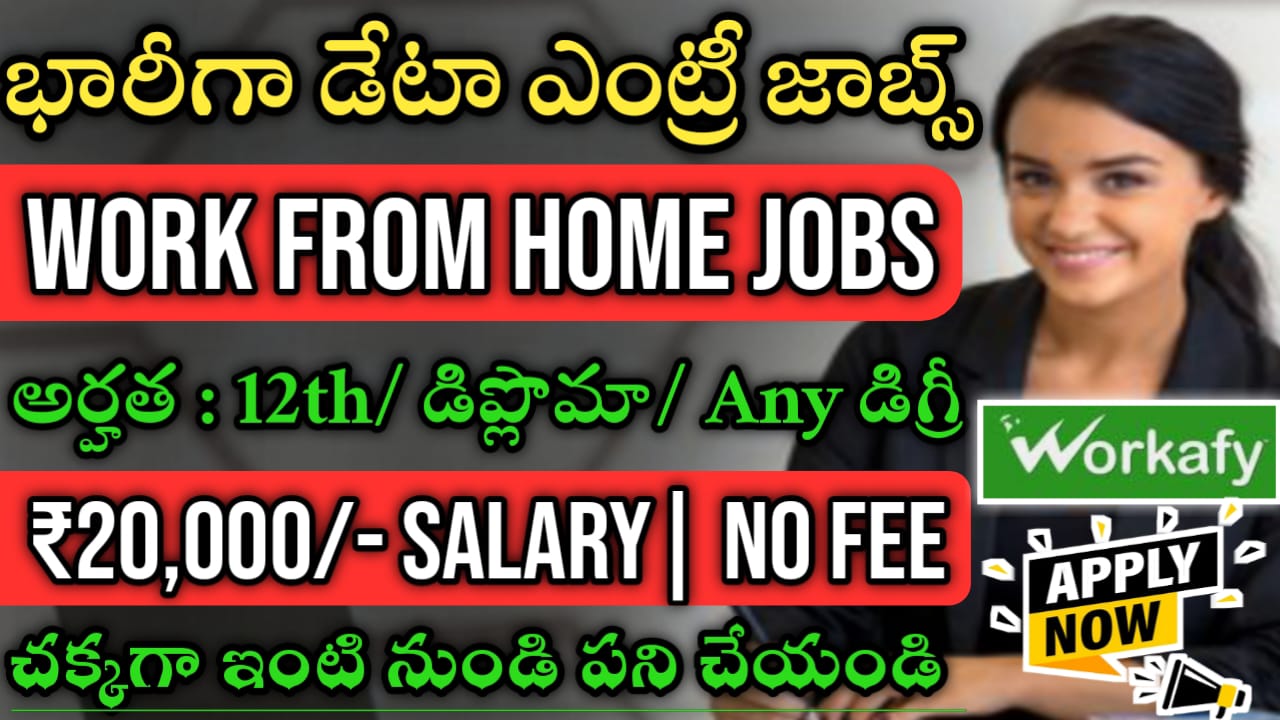 Workafy permanent Work From Home job in 2023 | Data Entry Assistant Jobs| Apply Now immediately ...